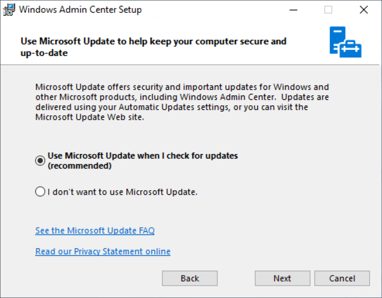 Managing Windows Server 2019 Core with Windows Admin Center - Virtualization Howto