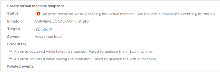 Windows Server 2019 VMware Snapshot Bug - Virtualization Howto