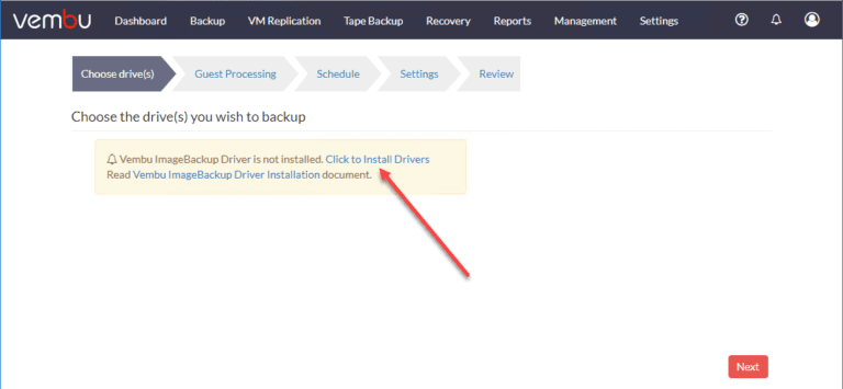 Physical Server Backup And P2v With Vembu Virtualization Howto