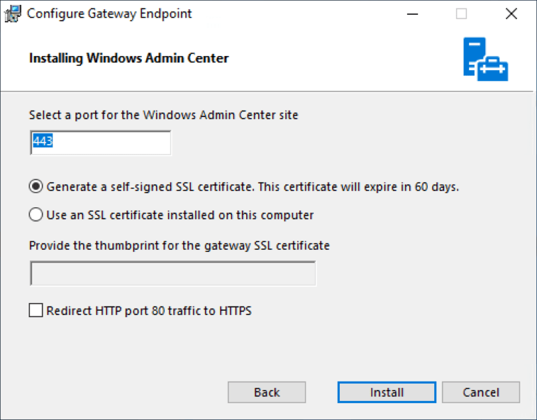 Managing Windows Server 2019 Core with Windows Admin Center - Virtualization Howto