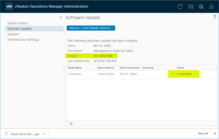 Upgrade to VMware vRealize Operations Manager vROPs 8.0 - Virtualization Howto