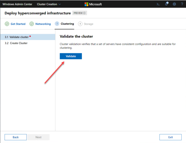 Azure Stack Hci Deployment With New Cluster Creation Extension Virtualization Howto