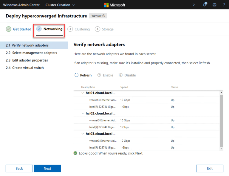 Azure Stack Hci Deployment With New Cluster Creation Extension Virtualization Howto