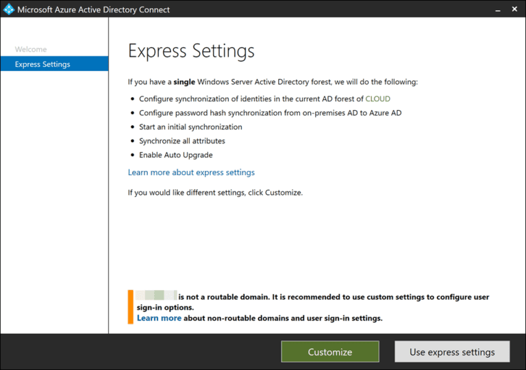 Sync On-Premises AD with Azure AD using Azure AD Connect ...