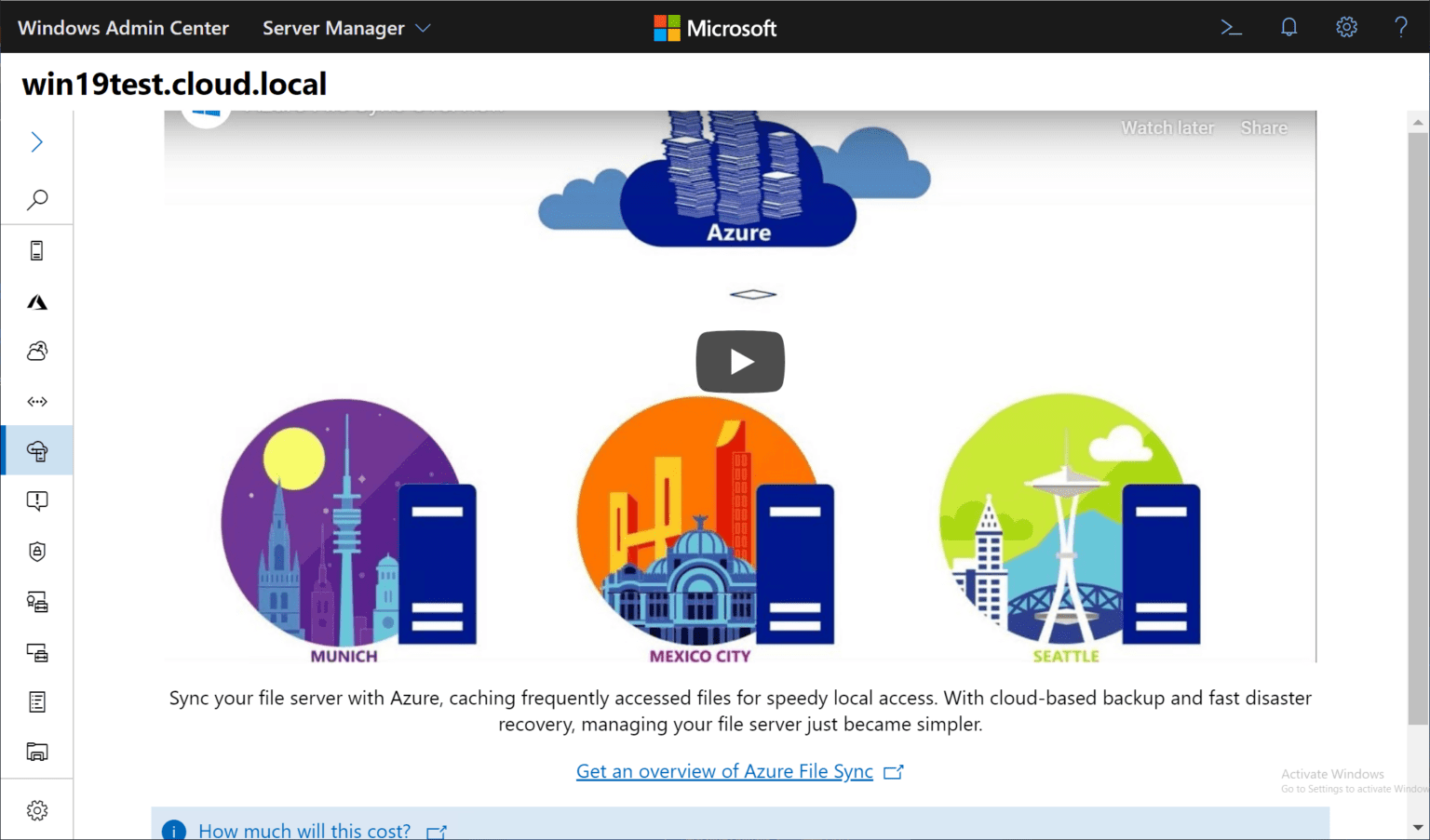 Azure Hybrid Connection Configuration with Windows Admin Center ...