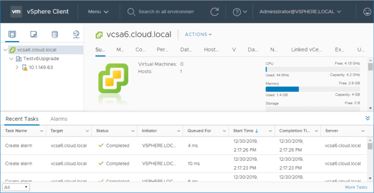 Upgrade vSphere 6.0 to 6.7 - vCenter Server VCSA - Virtualization Howto