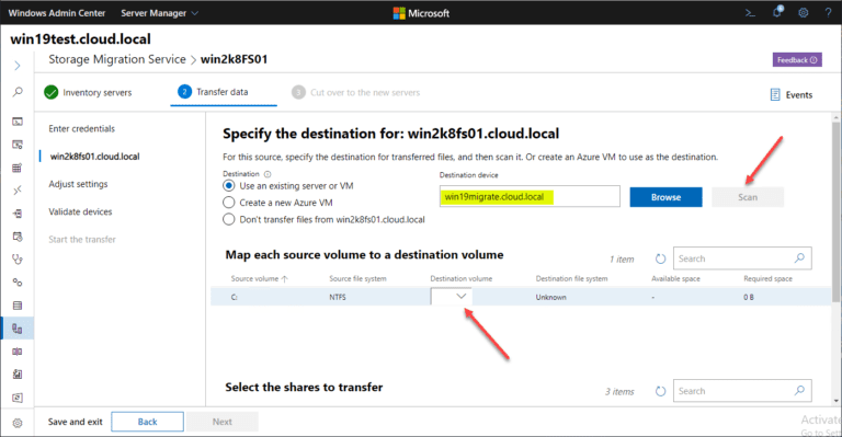 Migrate Windows Server 2008 R2 To 2019 With Storage Migration