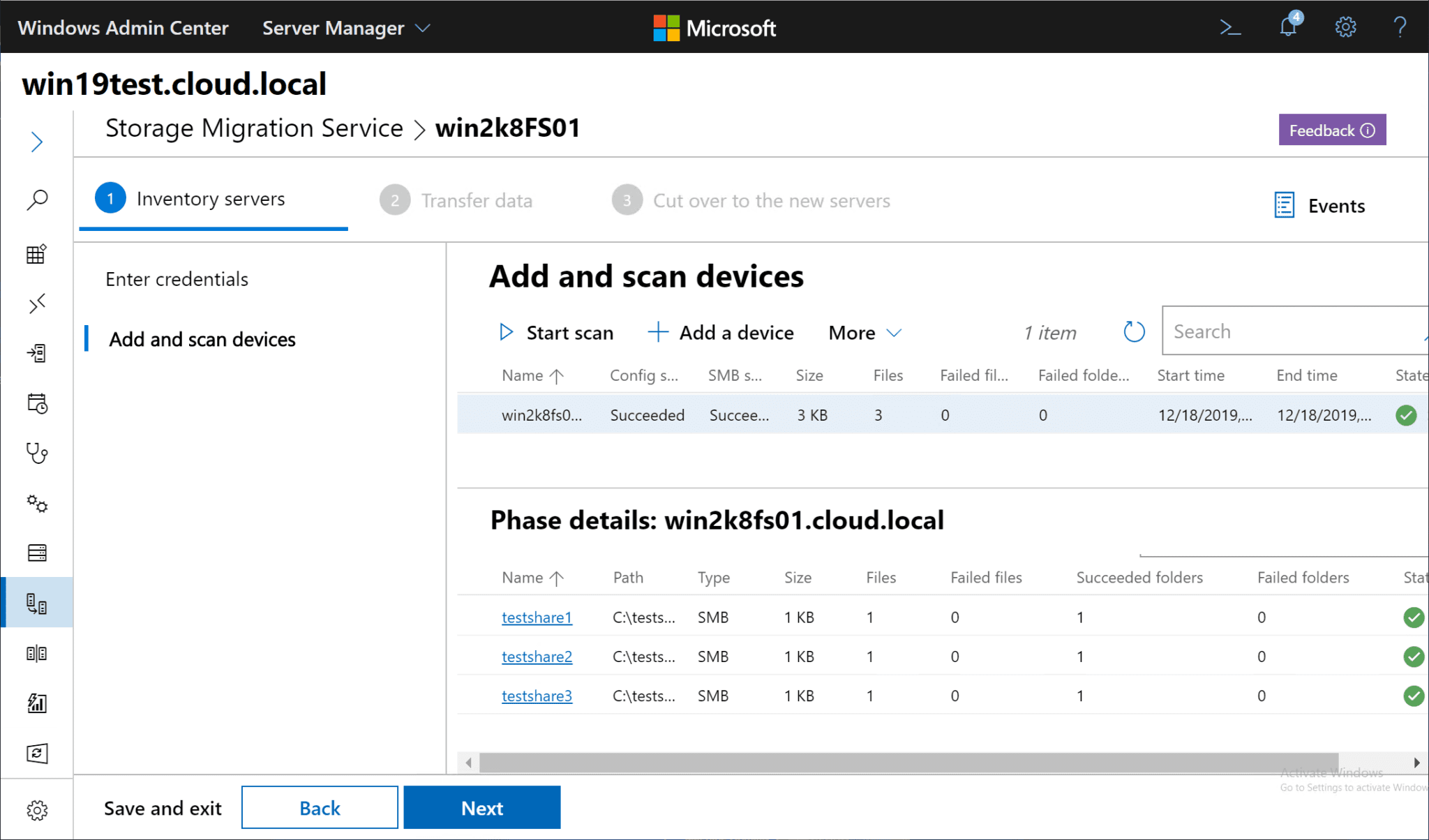 Migrate Windows Server 2008 R2 To 2019 With Storage Migration