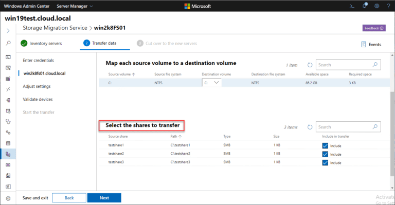 Migrate Windows Server 2008 R2 to 2019 with Storage Migration ...