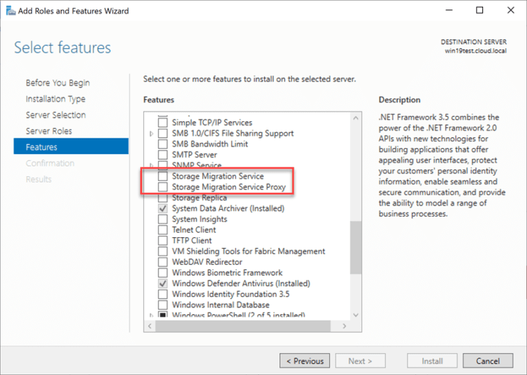 Migrate Windows Server 2008 R2 to 2019 with Storage Migration ...