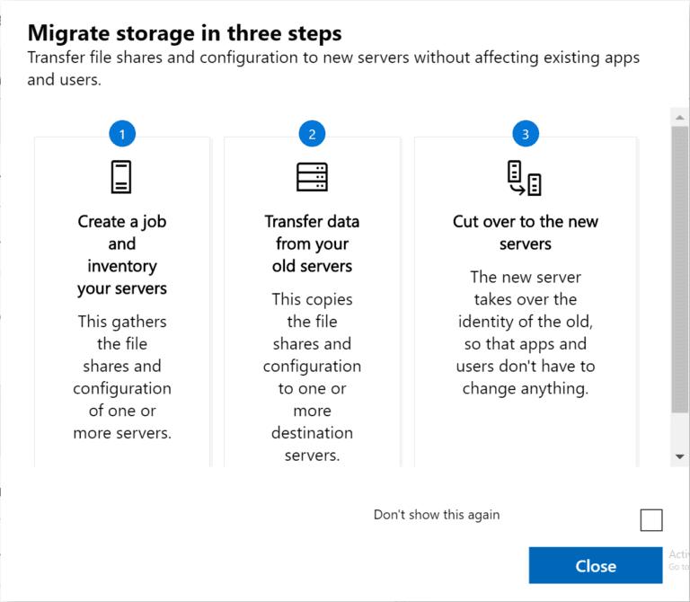 Migrate Windows Server 2008 R2 to 2019 with Storage Migration ...