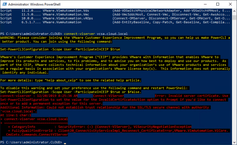 VMware PowerCLI Download and Install Connect to vCenter - Virtualization Howto