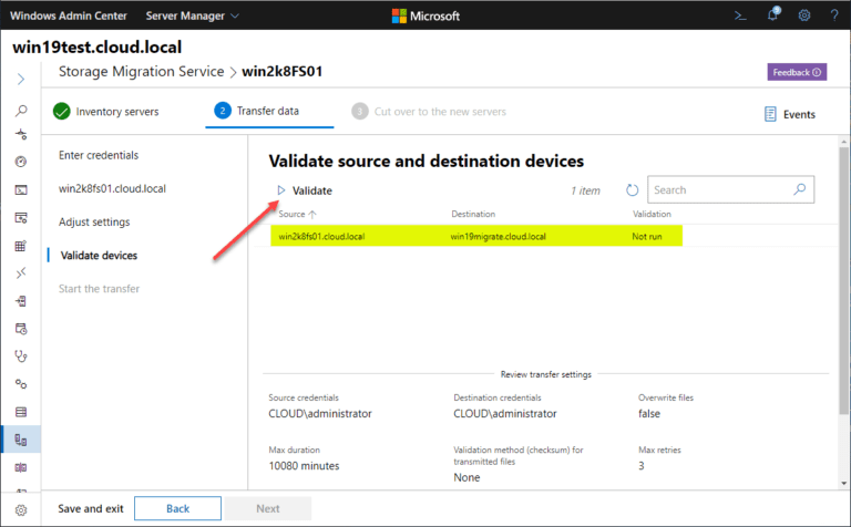 Migrate Windows Server 2008 R2 To 2019 With Storage Migration