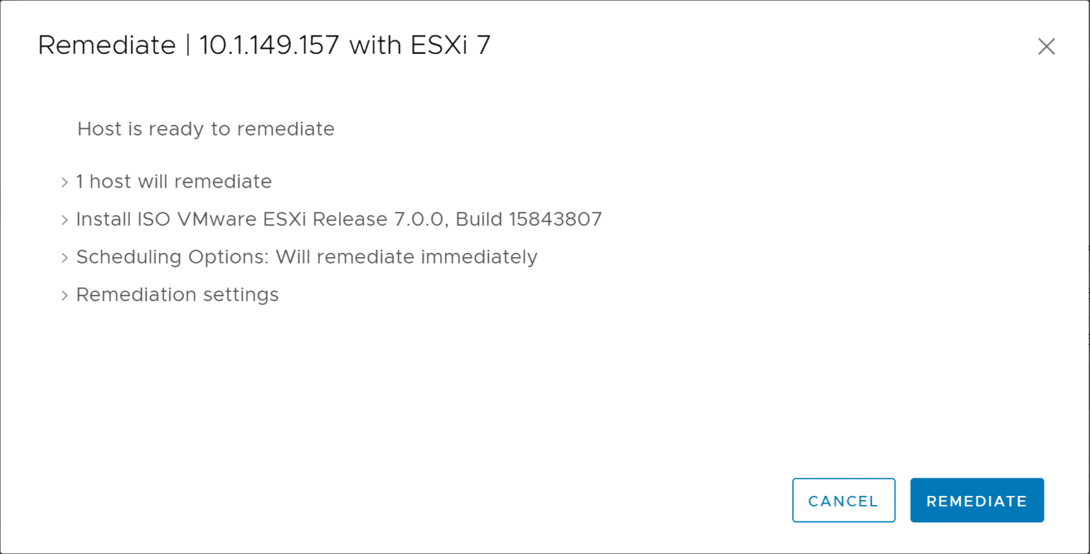 Upgrade to ESXi 7 with vSphere Lifecycle Manager - Virtualization Howto