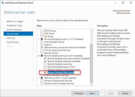 Windows Server 2019 RD Web Access Configuration - Virtualization Howto