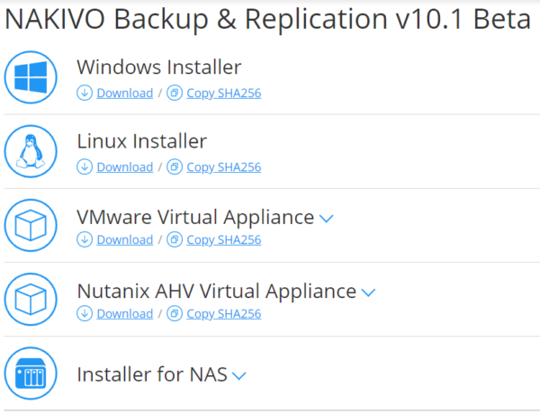 Nakivo Backup And Replication V101 Beta New Features Virtualization