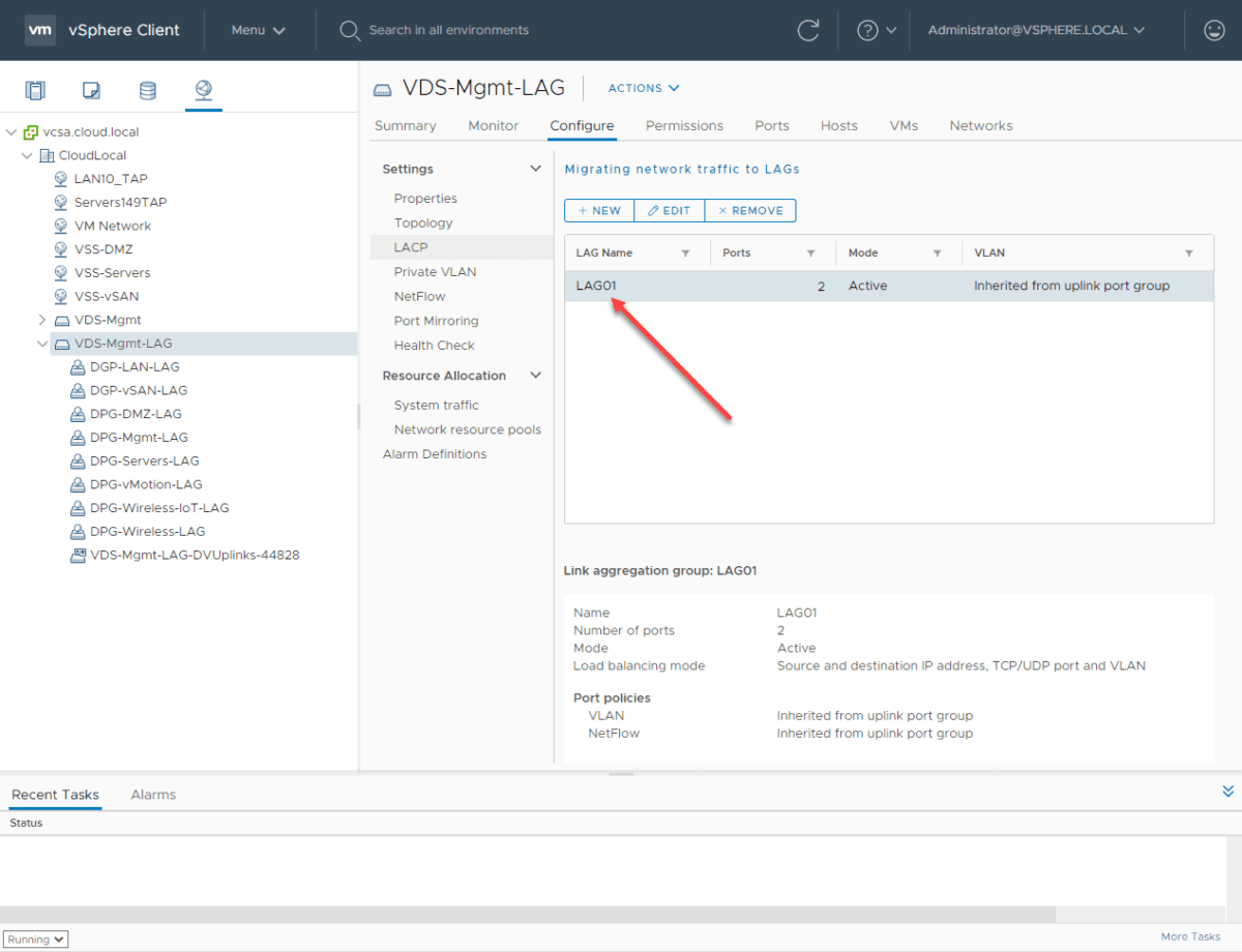 VMware LACP Load Balancing Mode in vSAN - Virtualization Howto
