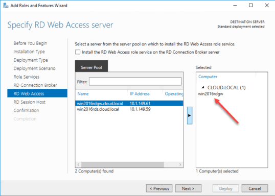 Windows Server 2016 Install Remote Desktop Services - Virtualization Howto