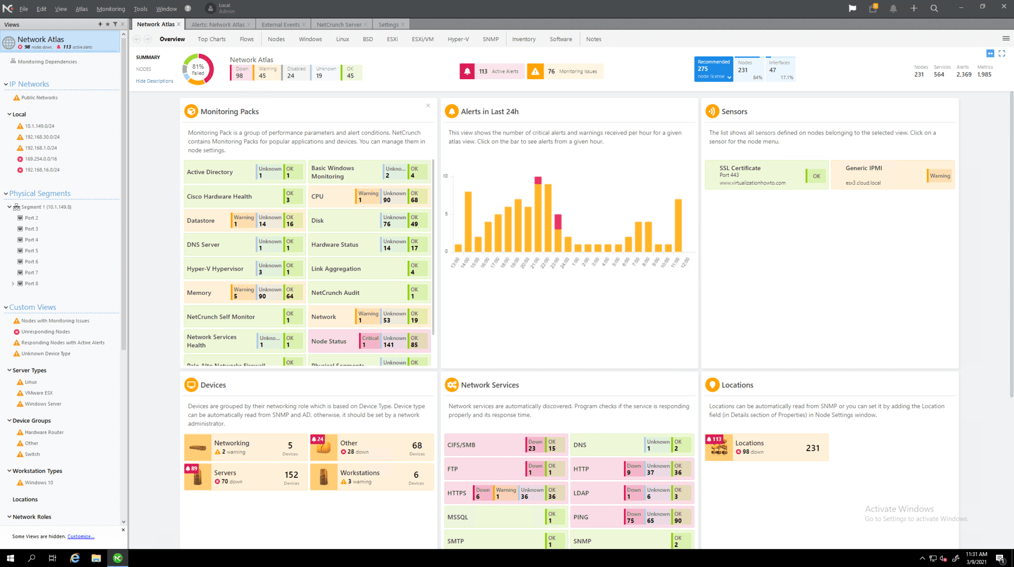 Virtualization Monitoring with NetCrunch 11 - Virtualization Howto