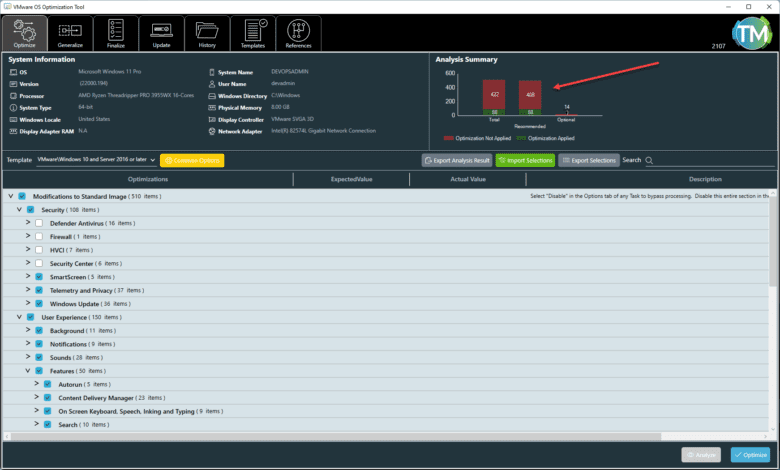 Speed Up Windows 11 With Vmware Os Optimization Tool Virtualization Howto