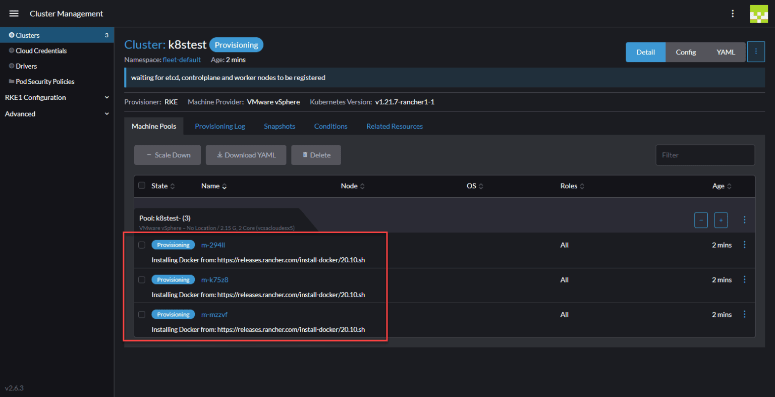 Create Kubernetes Cluster With Rancher And Vmware Vsphere Virtualization Howto