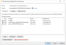 Bad Owner or Permissions on SSH Config Windows 10 - Virtualization Howto