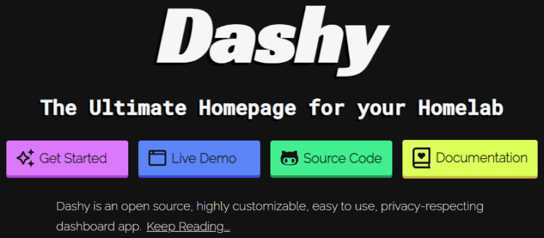 Home Lab Dashboard With Dashy Virtualization Howto
