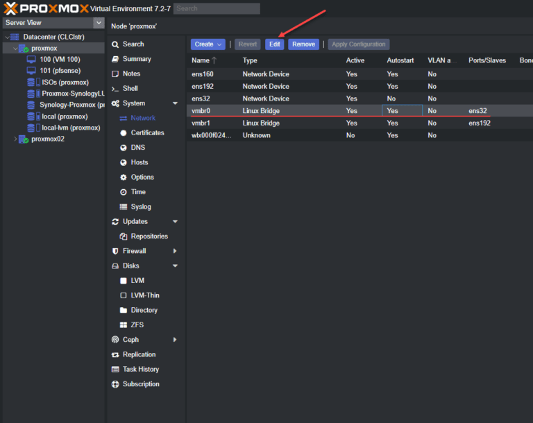 Proxmox Management Interface VLAN tagging configuration - Virtualization Howto
