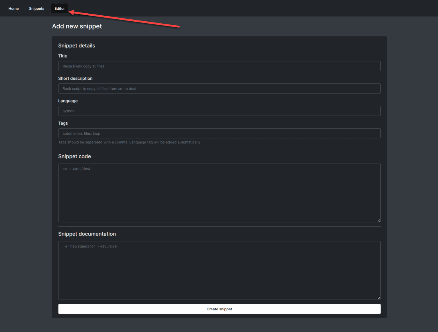 Snippet-box: Home Lab Dashboard for Code! - Virtualization Howto