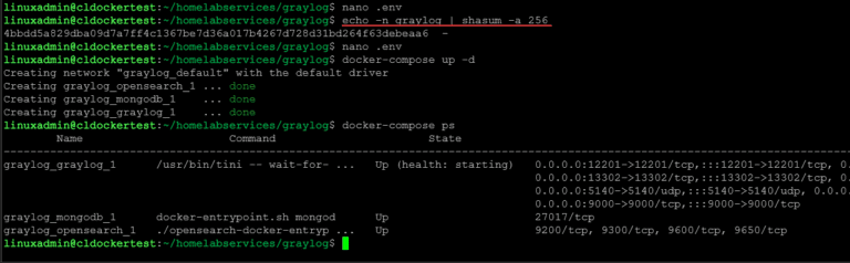 Graylog Docker Compose Setup An Open Source Syslog Server For Home 