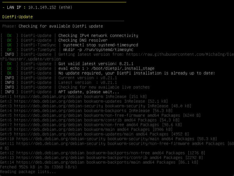 DietPi: Tiny OS for Home Server Self-hosting
