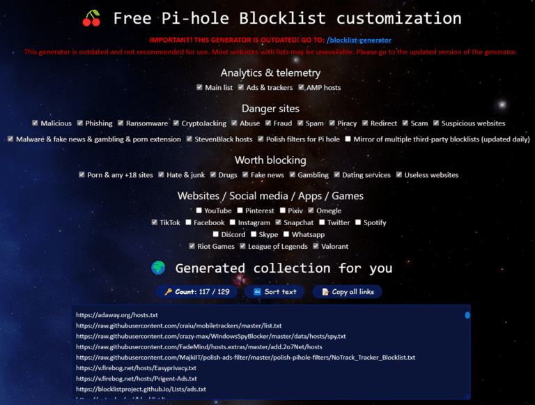 Best Pihole Adlists in 2023 - Virtualization Howto