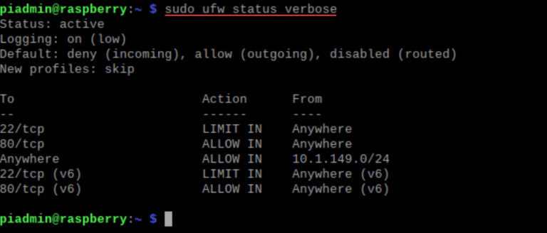 Raspberry Pi Firewall Command Line Configuration Step By Step Virtualization Howto 