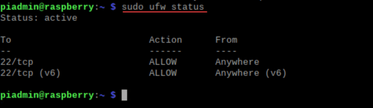 Raspberry Pi Firewall Command Line Configuration Step By Step Virtualization Howto