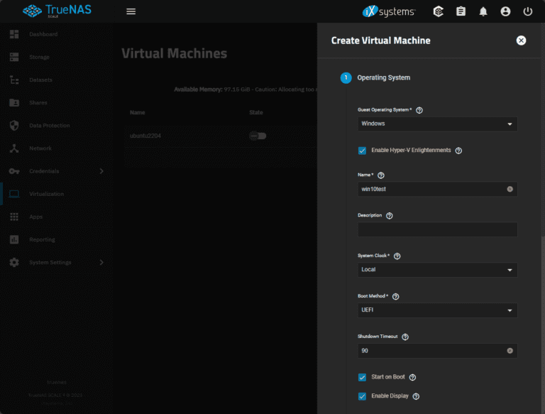 TrueNAS Virtual Machine Configuration: Step-by-Step Tips - Virtualization Howto
