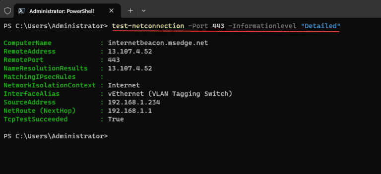 Test Netconnection A Comprehensive Guide To Network Connectivity Testing Virtualization Howto