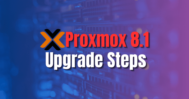 Upgrade Proxmox Host To 81 Tutorial And Steps Virtualization Howto