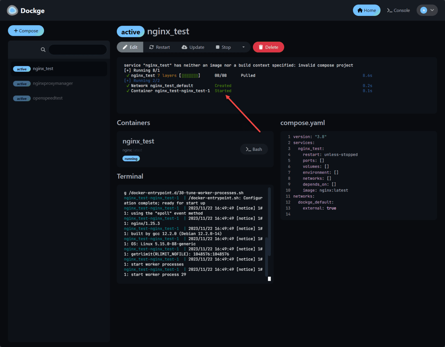 Dockge Fancy Docker Stack Manager - Virtualization Howto
