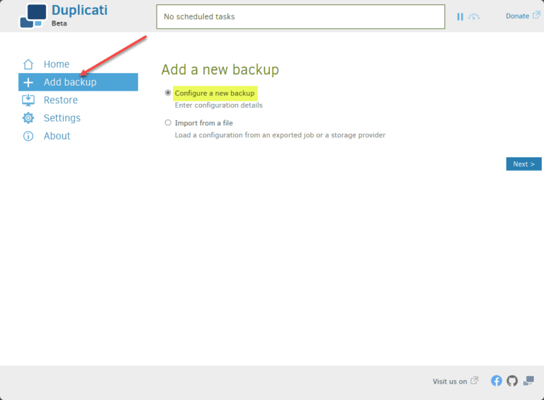 Backup Docker Volumes With Duplicati And Docker Compose Virtualization Howto