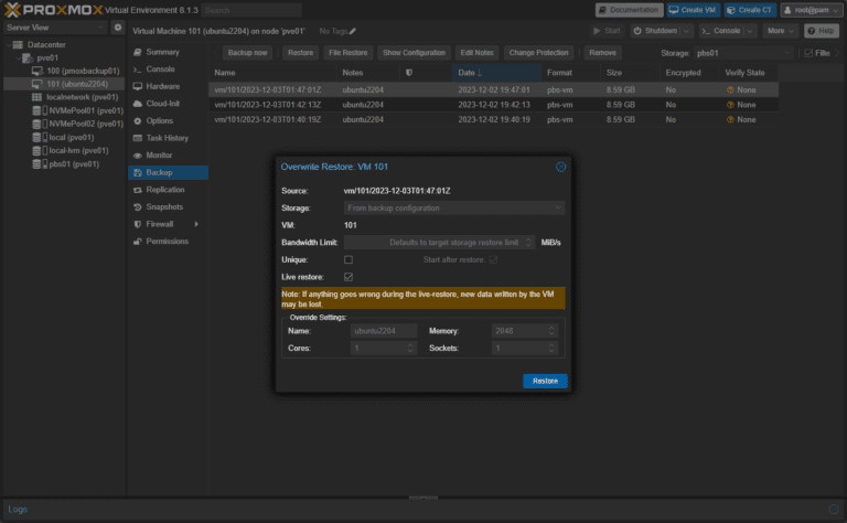 Proxmox Backup Server: Ultimate Install Backup and Restore Guide - Virtualization Howto
