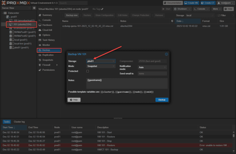 Proxmox Backup Server Ultimate Install Backup And Restore Guide Virtualization Howto