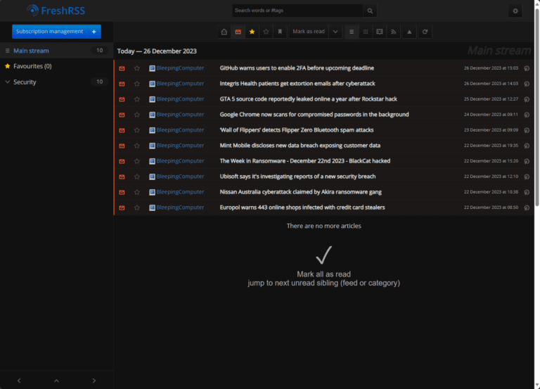 Freshrss Docker Compose Setup Guide Self Hosted Rss Reader Virtualization Howto