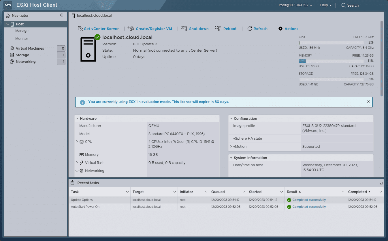 Nested Esxi Install In Proxmox Step By Step Virtualization Howto