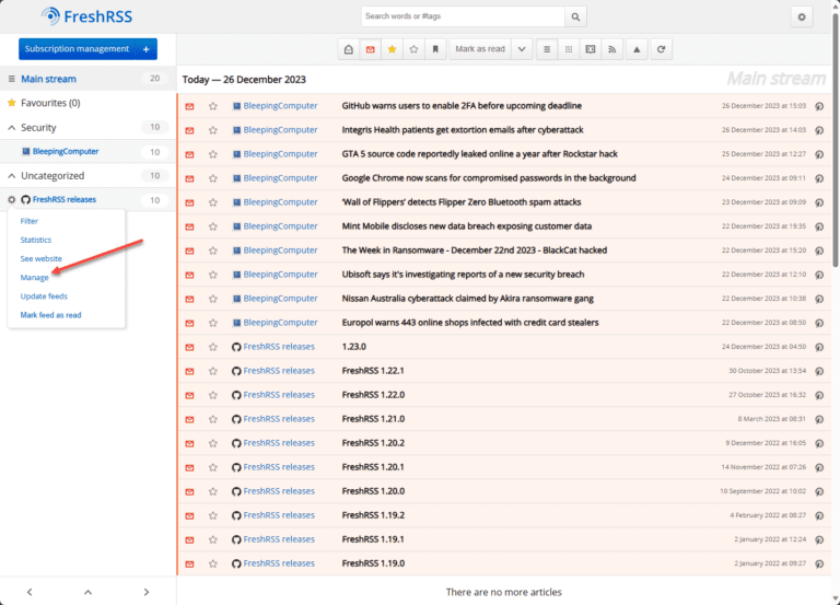 Freshrss Docker Compose Setup Guide Self Hosted Rss Reader Virtualization Howto 5815