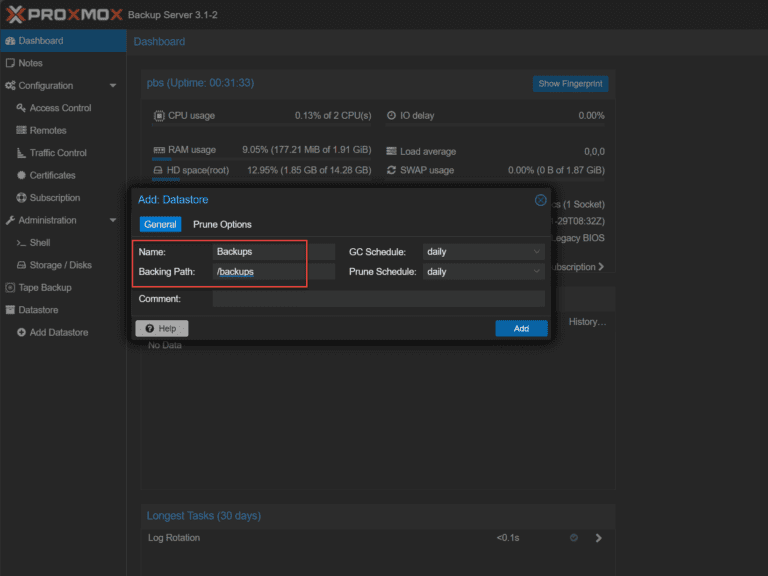 Proxmox Backup Server Ultimate Install Backup And Restore Guide Virtualization Howto