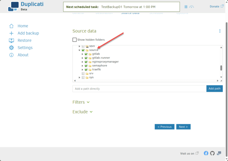 Backup Docker Volumes With Duplicati And Docker Compose Virtualization Howto