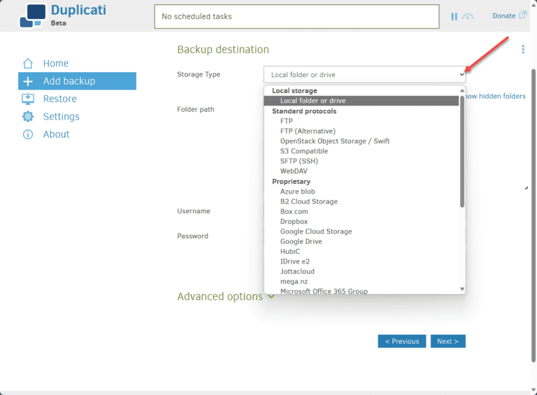 Backup Docker Volumes with Duplicati and Docker Compose - Virtualization Howto