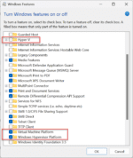 Virtual Machine Platform vs Hyper-V vs Windows Hypervisor Platform ...