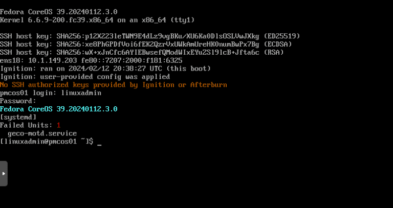 Proxmox Containers with Fedora CoreOS Install - Virtualization Howto