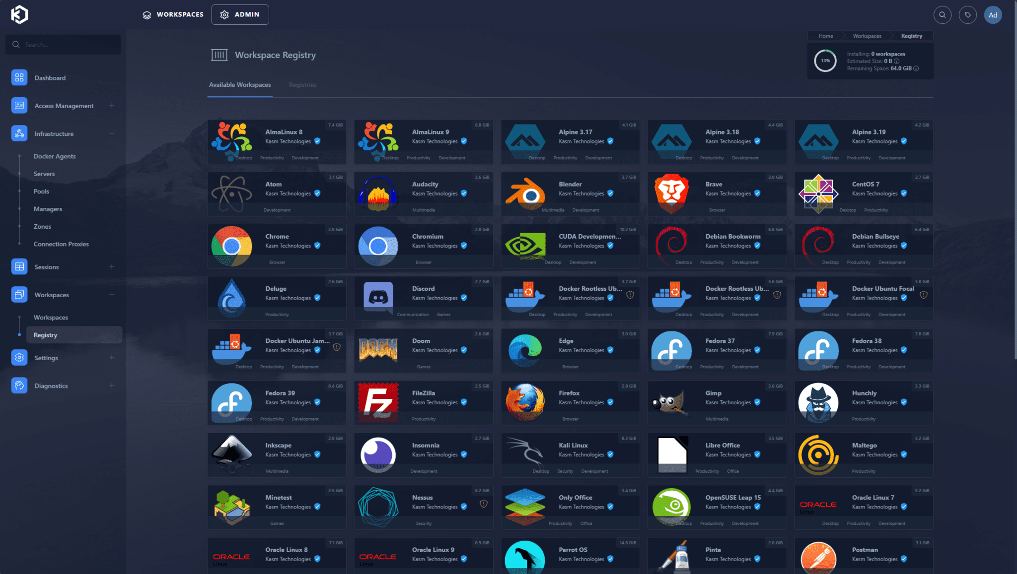 Kasm Workspaces Install: 5 Steps to Run your Linux Desktop inside a ...